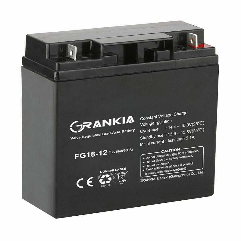 FG18-12 valve regulated sealed lead acid 12v 18ah battery - GRANKIA ...